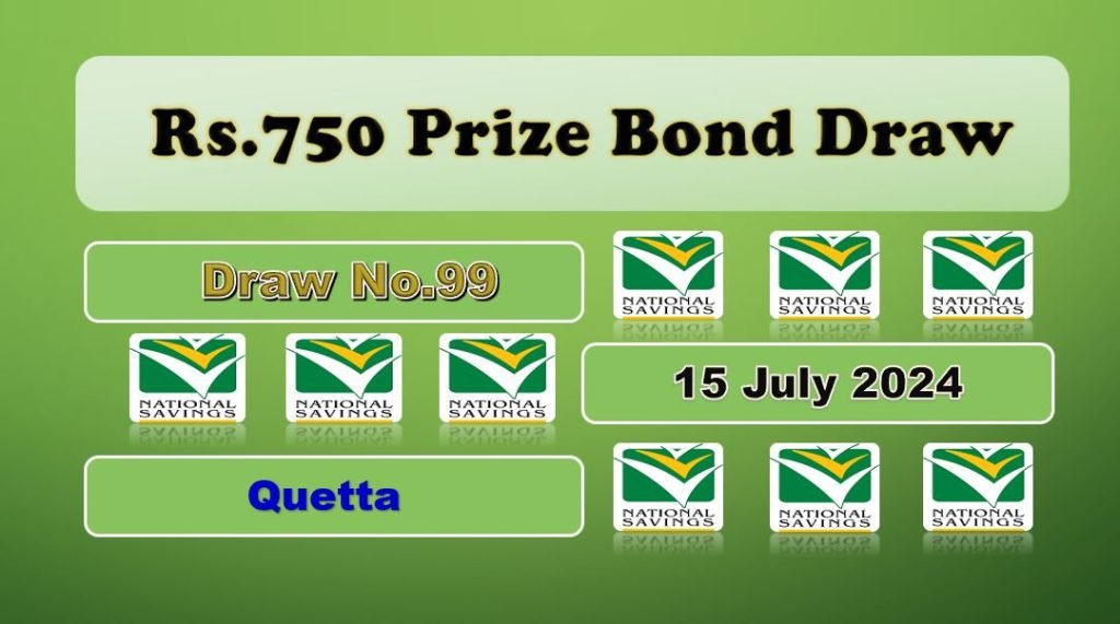 Rs. 750 Prize Bond list Draw Check Online - Prize bond List